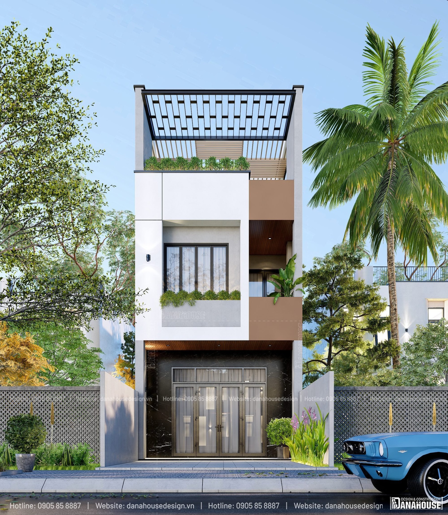 Nhà thầu thiết kế thi công nhà phố tại Đà Nẵng - DANAHOUSE